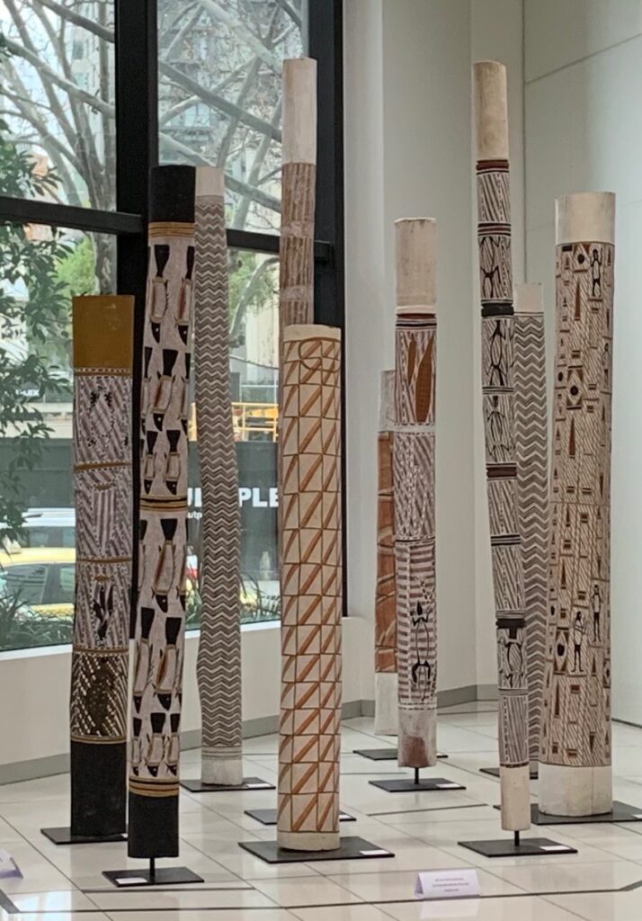 Hollow Log sculptures by various artists – Palya Art